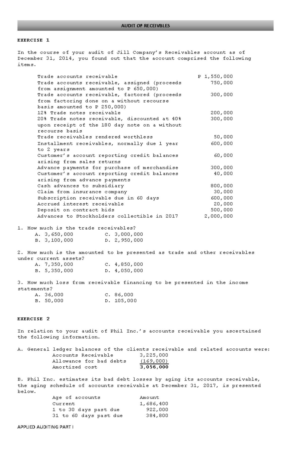 PDIC- Example Computation - ILLUSTRATIVE CASES ON DEPOSIT INSURANCE ...