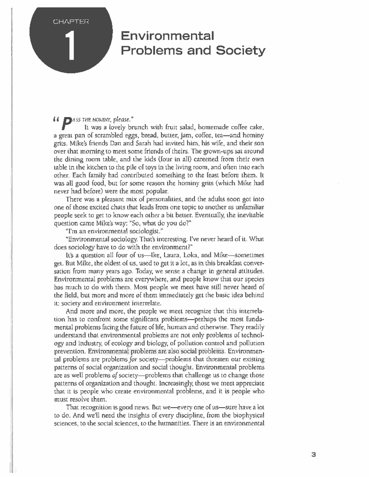 Environmental Problems and Society: An Invitation to Environmental ...