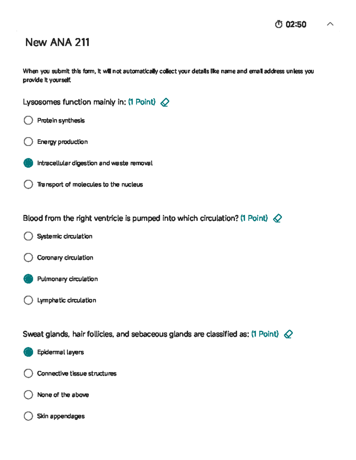 New ANA 211 - Anatomy of Upper and Lower Limbs Study Notes - Studocu