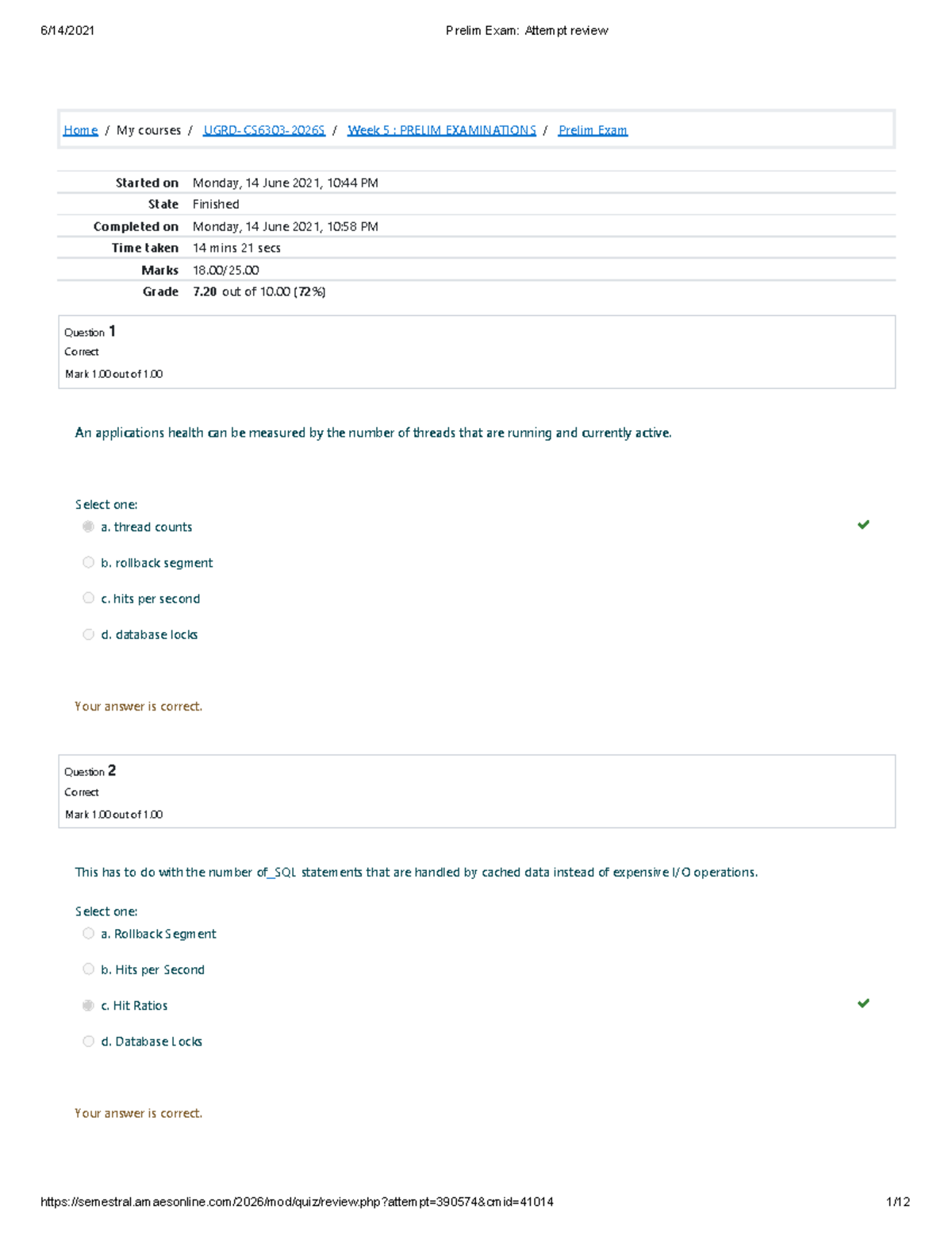 Prelim Exam loadtest - load testing - Home/My courses/ UGRD-CS6303 ...