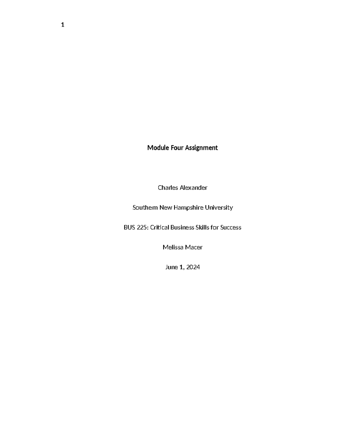 BUS225 Module Four Assignment: Importance of Data Analysis in Business ...