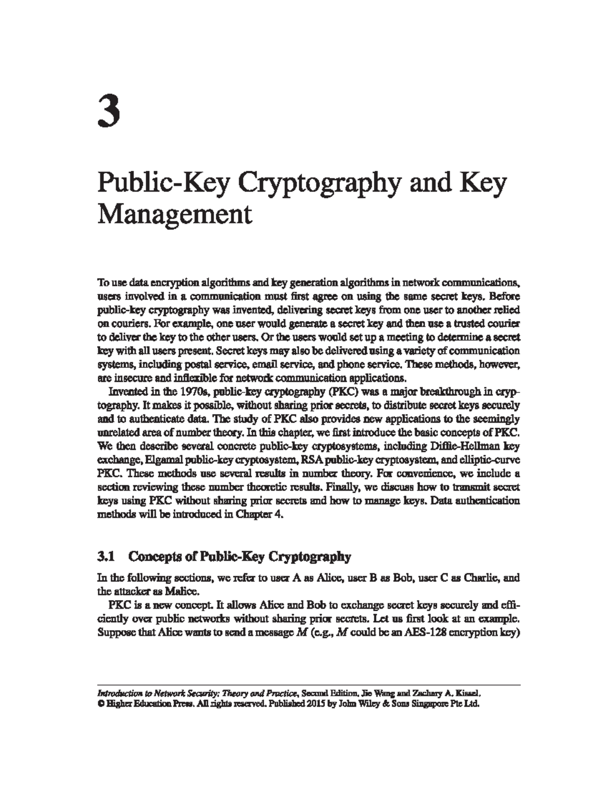 Cryptography and Key Management (CS 3): Asymmetric Key Techniques - Studocu
