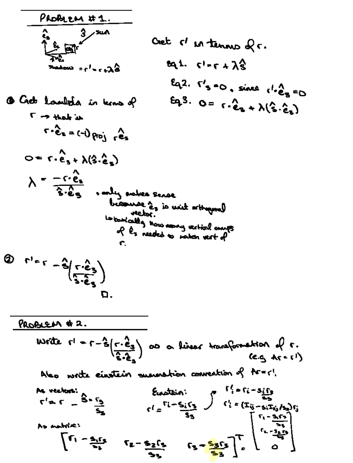 L4 CH3 Projections with Non-Square Matrices Quiz Solutions - Studocu
