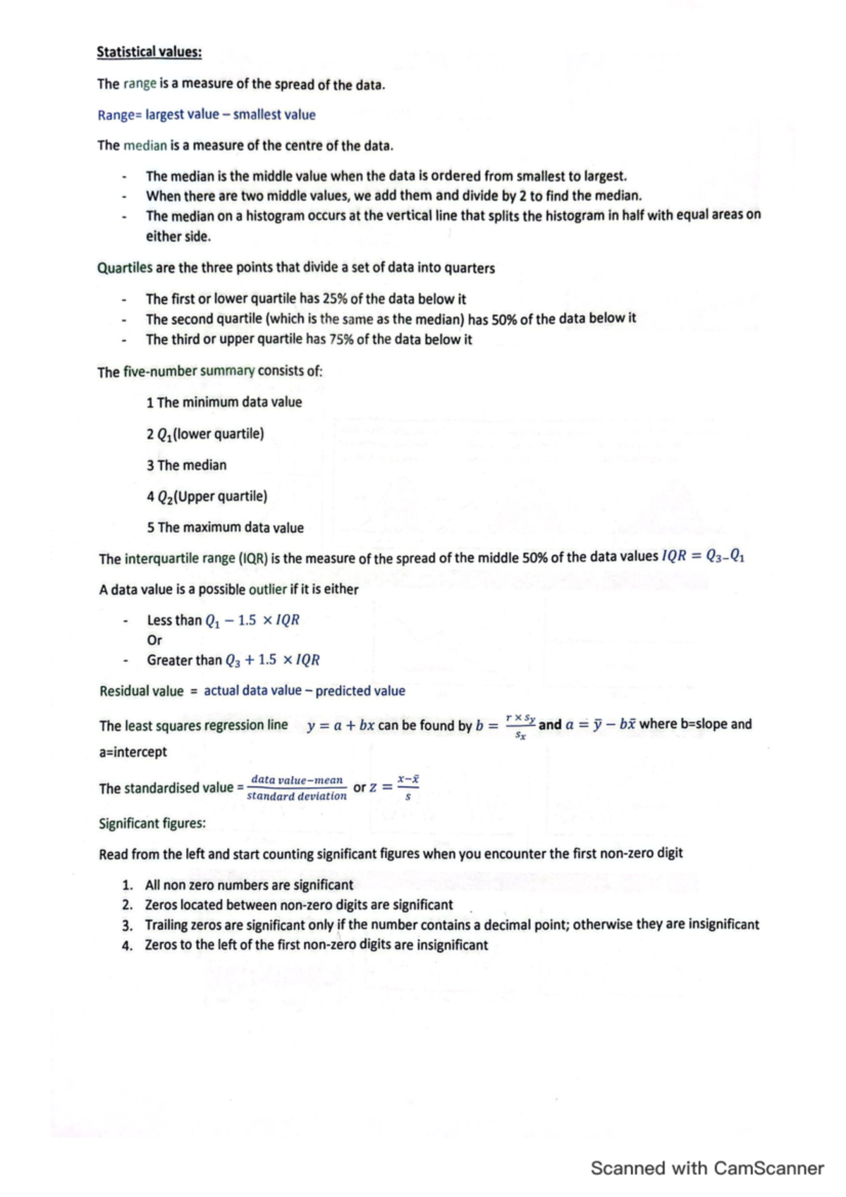 Data and statistics bound reference - Statistical values: The range is a measure of the spread ...