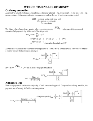 LIST OF Formulae - Contains a list of every formula used in final exam ...