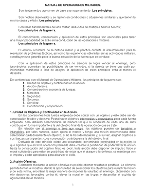 4 P.S.O. para la Integración y Movimiento de Convoyes Militares - Studocu