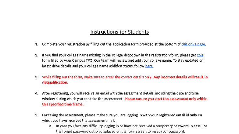 Bounteous Campus Drive Instructions for Students 1 - Studocu
