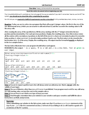 COMP248 Lab Manual F 2020 - Comp 248 Lab System User Manual ...
