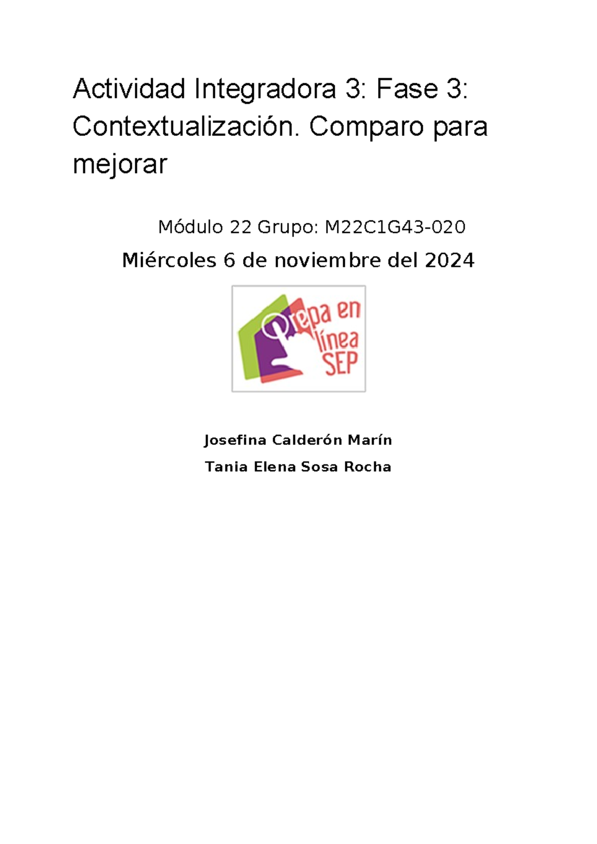 Fase 3: Actividad Integradora Módulo 22 - Proyecto de Mejora Animal ...