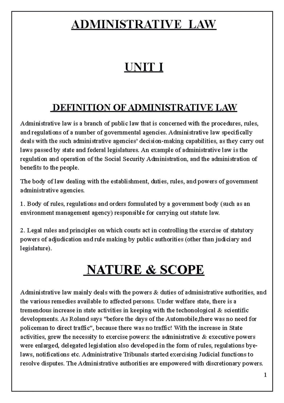 Legal Methods - Lecture notes 2 - KLE LAW ACADEMY BELAGAVI (Constituent ...