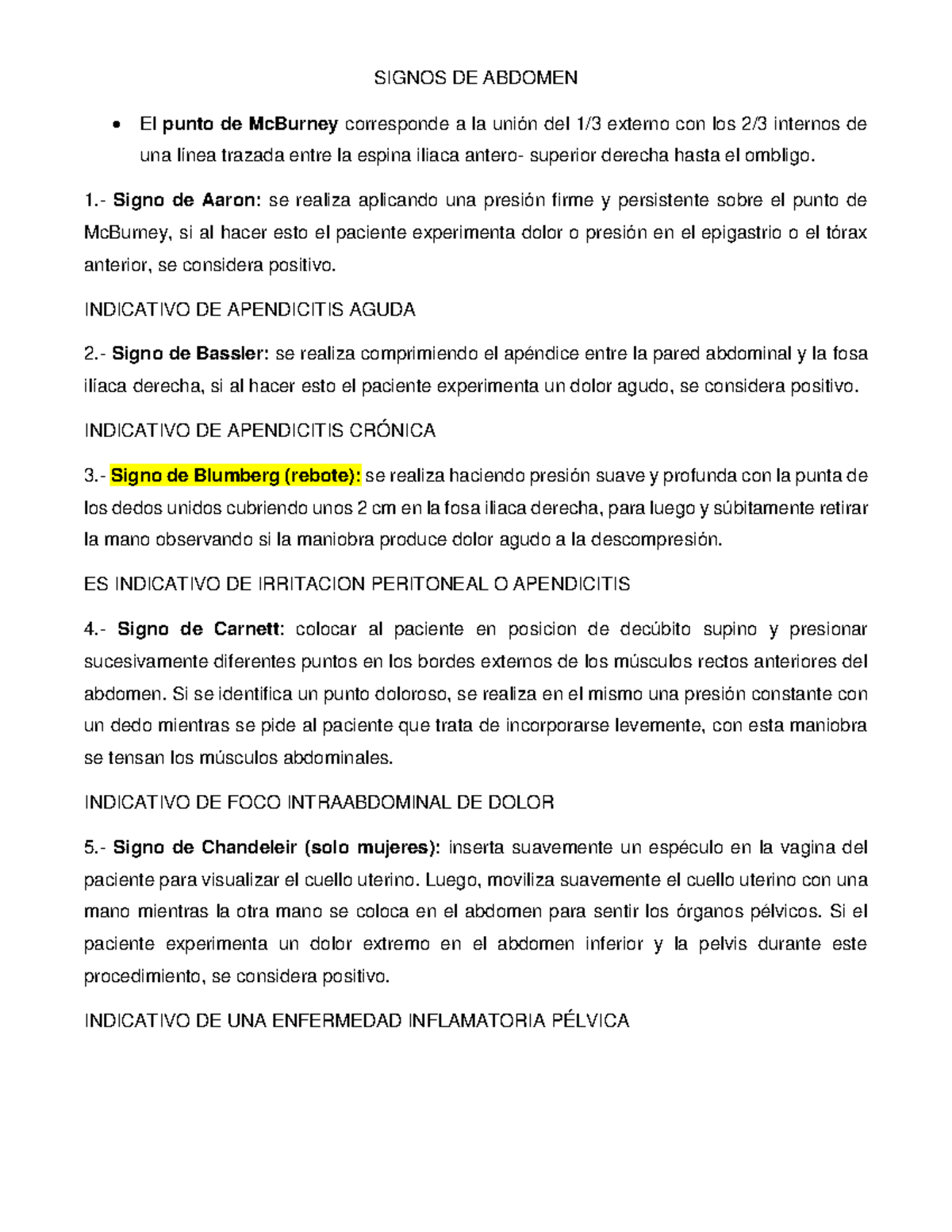 Signos de Abdomen: Indicadores Clave de Apendicitis y Otras Condiciones ...