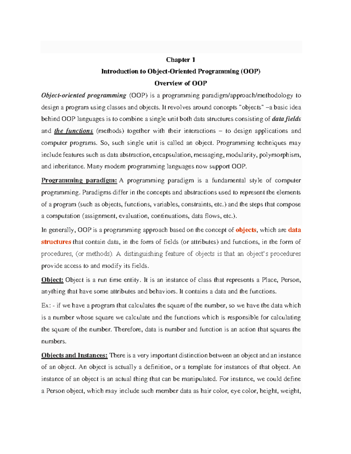Java OOP Concepts (CS101): Upcasting, Method Overloading & Access Modifiers - Studocu