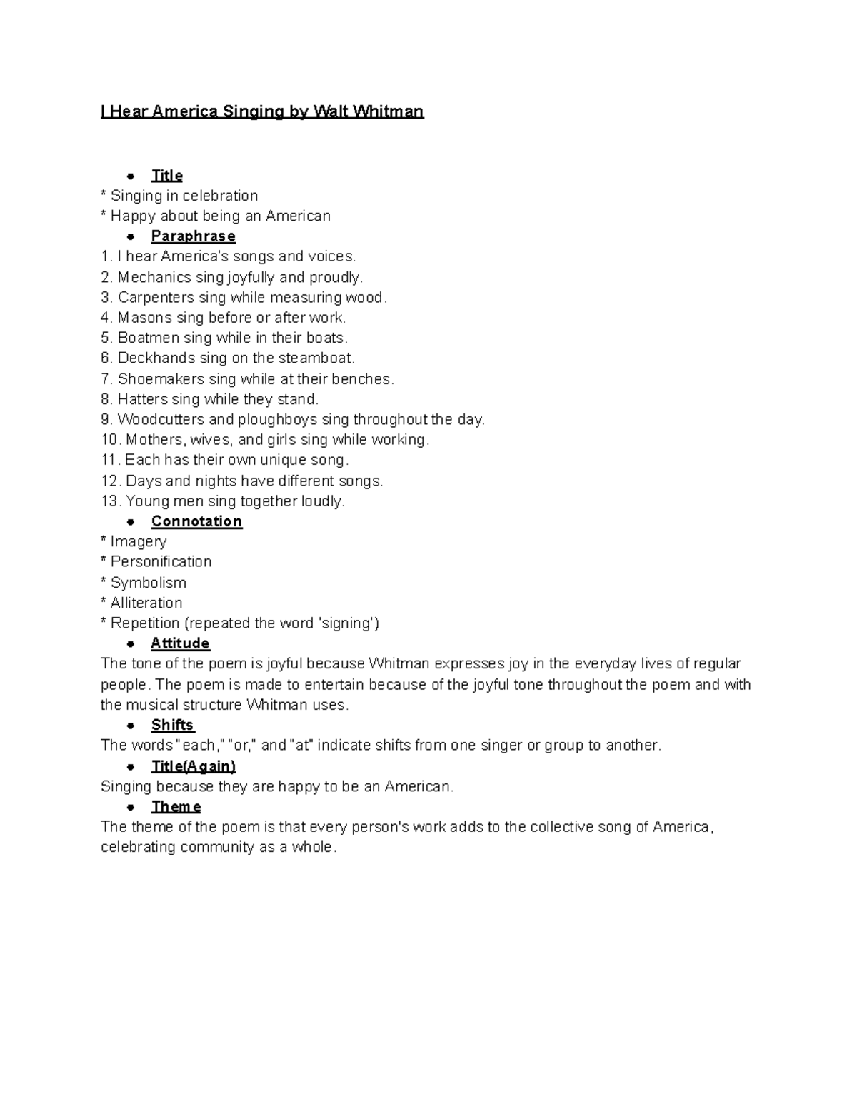 Tpcastt - Walt Whitman vs Langston Hughes - I Hear America Singing by ...