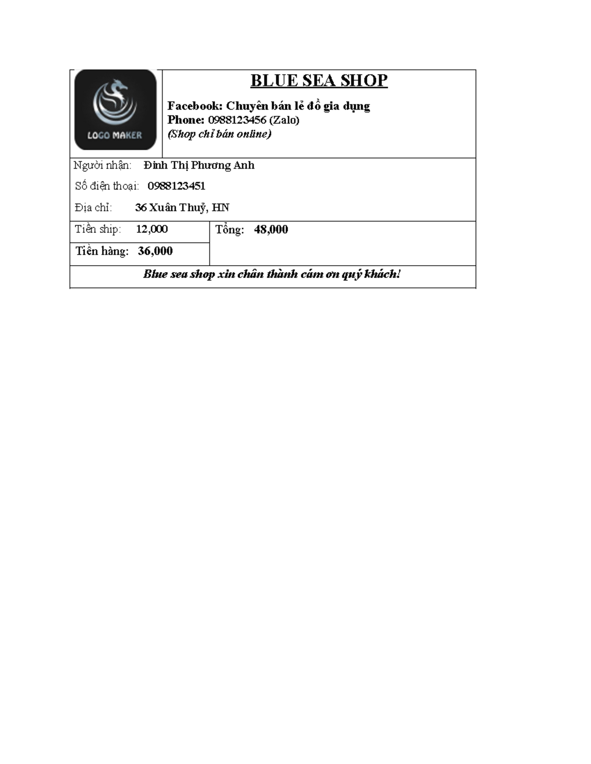 BLUE SEA SHOP - note - Facebook: Chuyên bán lẻ đồ gia dụng Phone ...