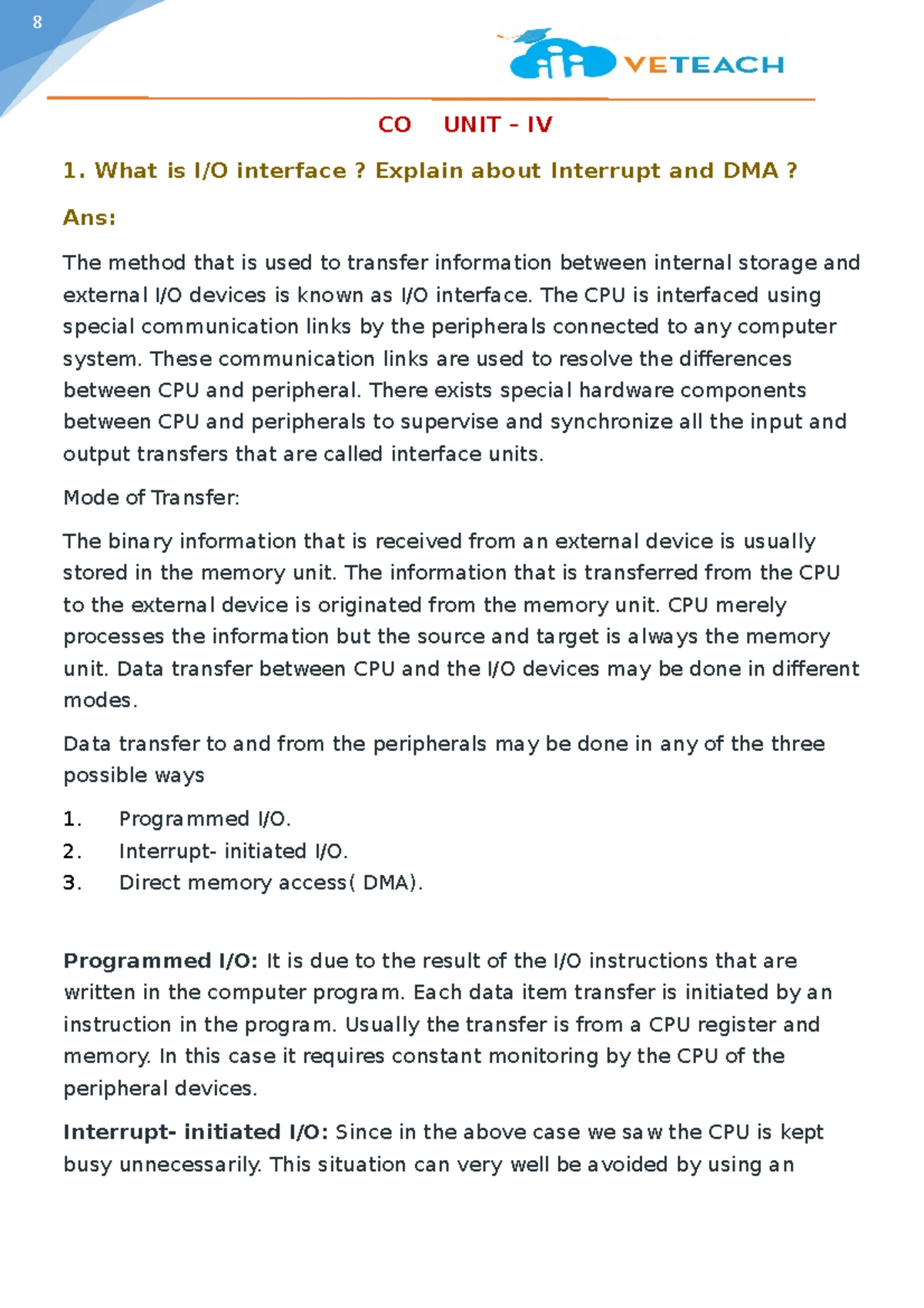 Coa Unit Iii Notes On Coa 19 Unit Iii Computer Arithmetic 1 The Addition And Subtraction