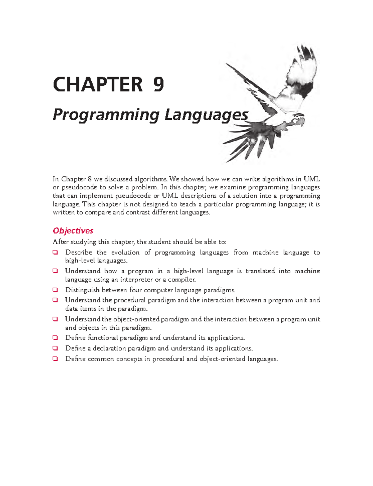 CHAPTER 9 Programming Languages: Evolution and Paradigms - Studocu
