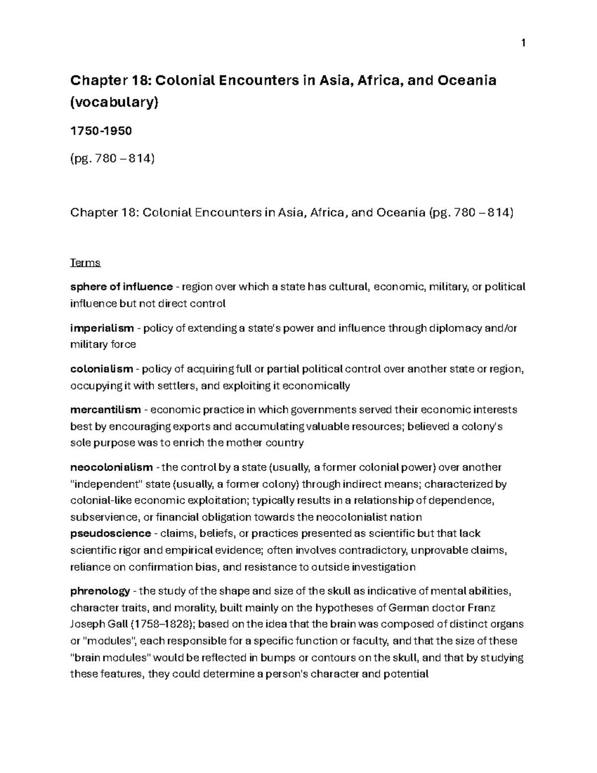 Chapter 18: Colonial Encounters in Asia, Africa, and Oceania (1750-1950 ...