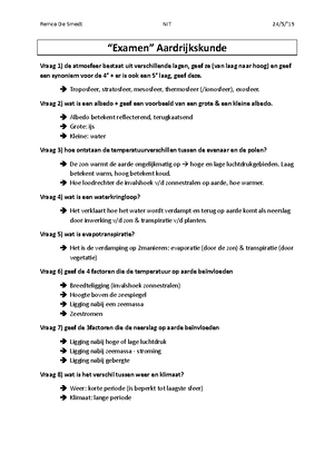 [Solved] de breedtecirkels de evenaar de keerkringen en de poolcirkels ...