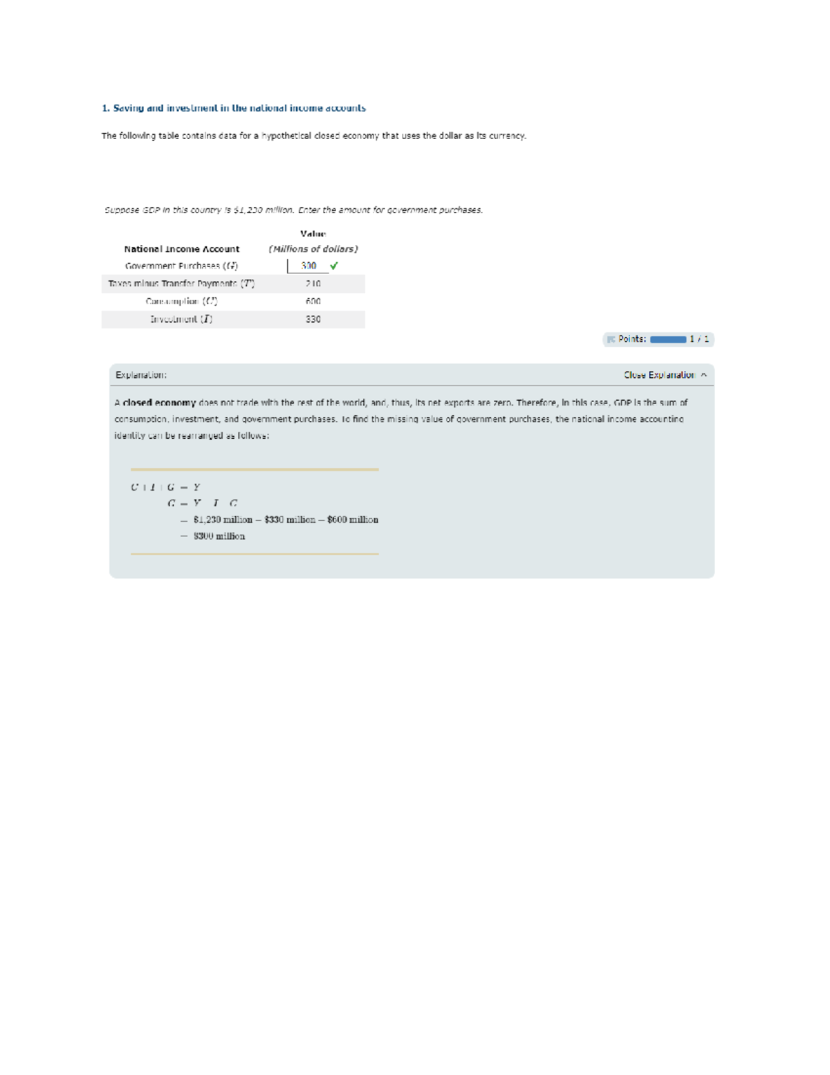 ECO 202 Module SIX QUIZ - MACROECONOMICS - 1. Saving and investment in ...
