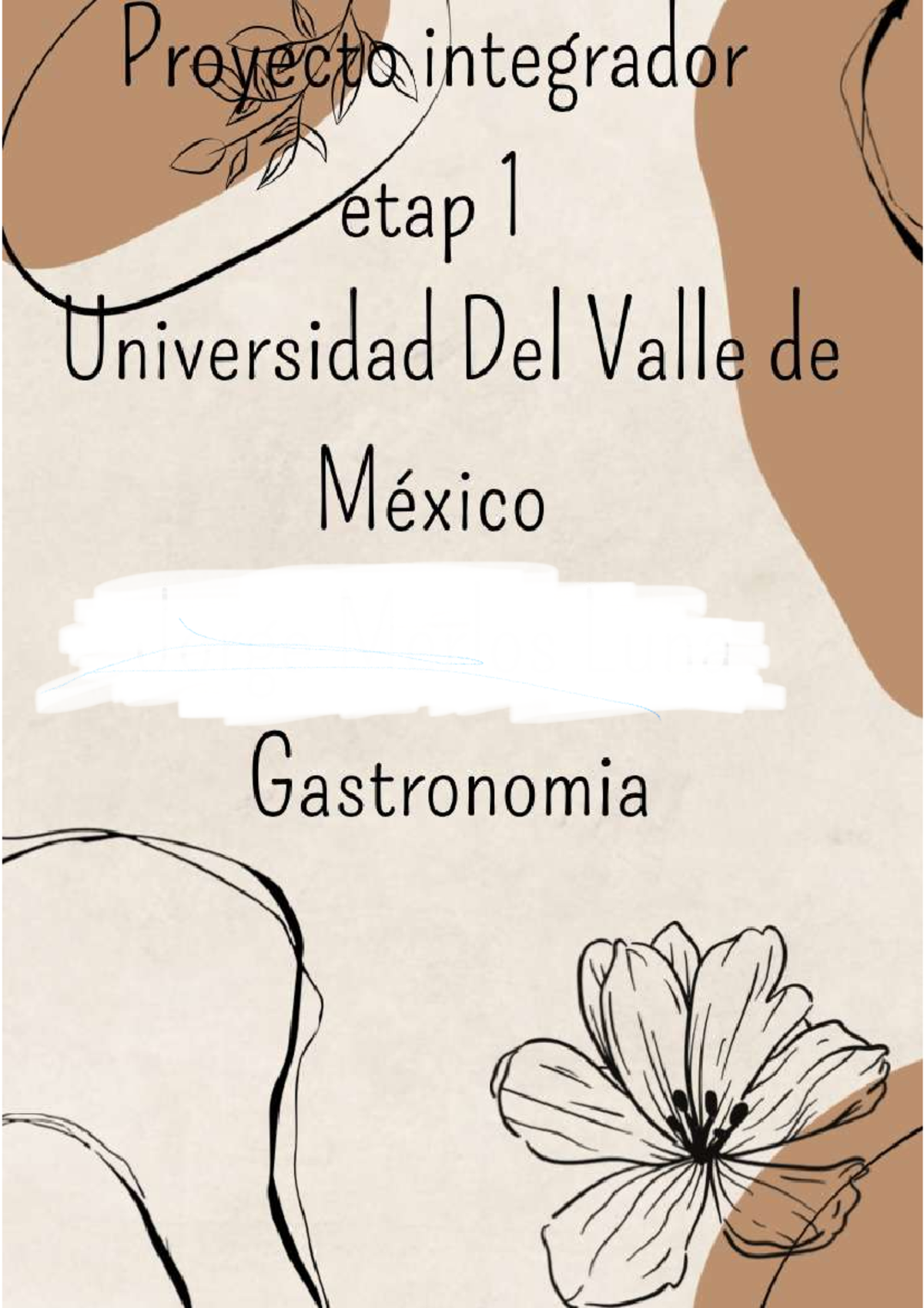 Act#3 JML - Proyecto Integrador: Etapa 1 Detalles y Directrices - Studocu