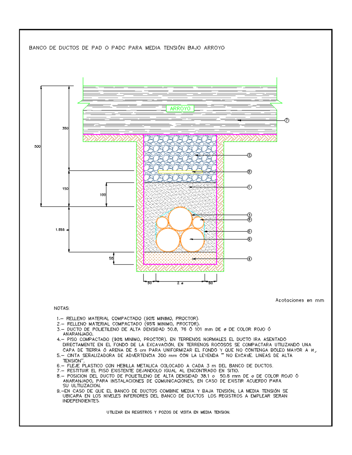 554837757-cfe-p3a - Banco de Ductos para Media Tensión bajo Arroyo ...