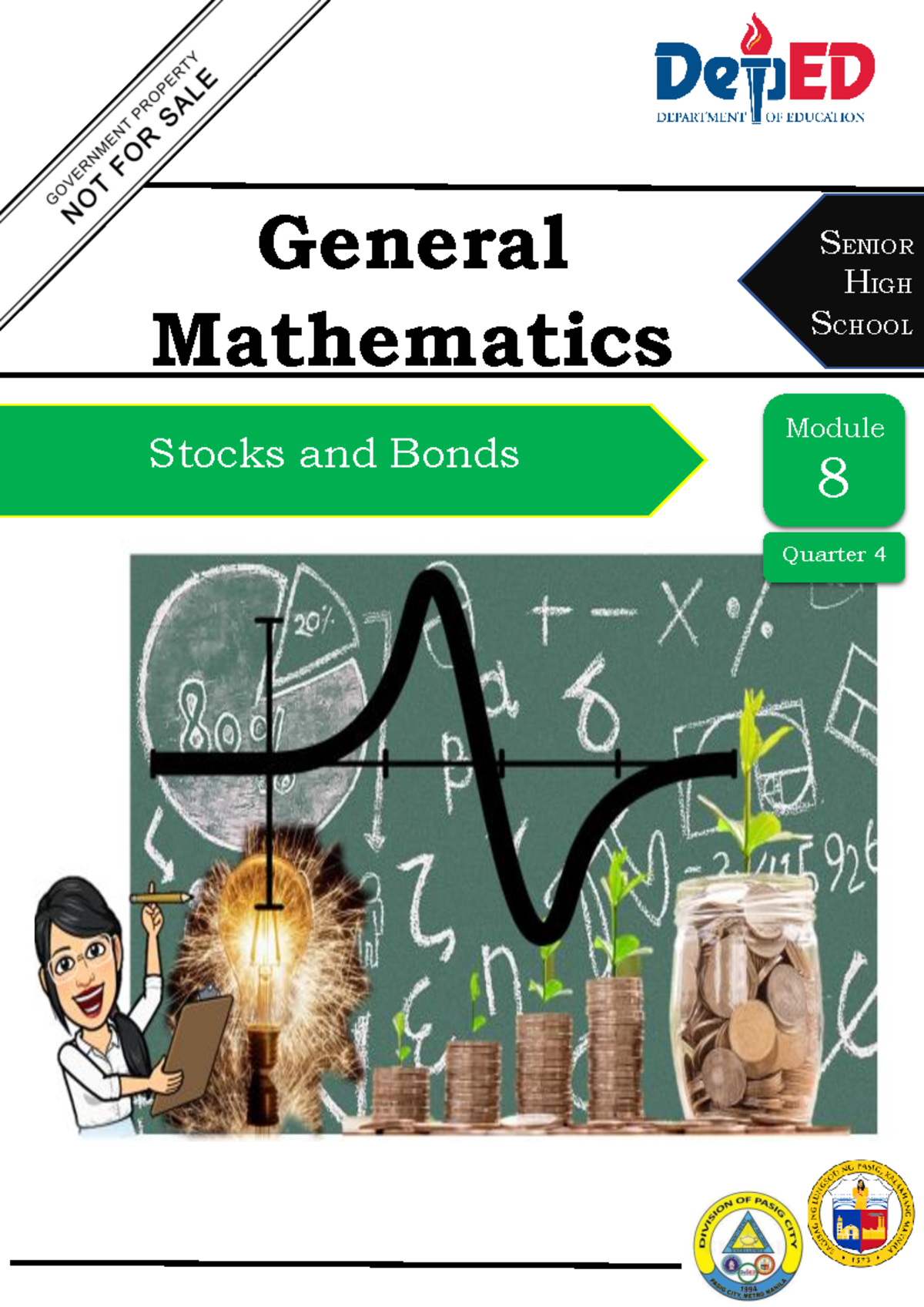 GEN MATH Q4 M8: Stocks and Bonds Module for Senior High School - Studocu
