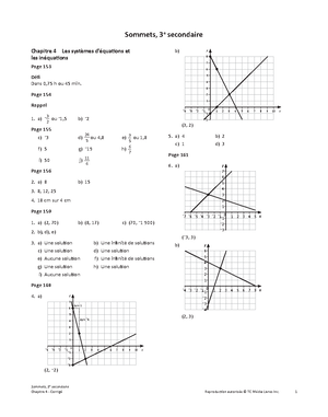 Mathématique - SEC 1 - MATHÉMATIQUE – SEC 1 Arithmétique - Addition ...
