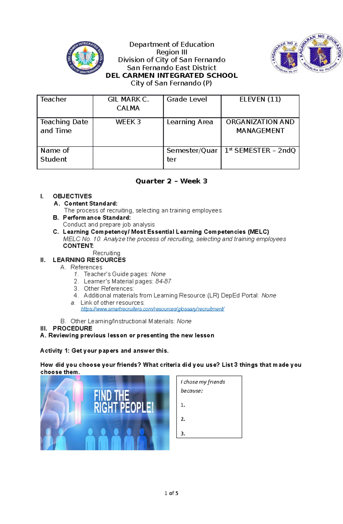 Action PLAN IN Sports 2022 2023 - Republic of the Philippines Department of Education REGION ...