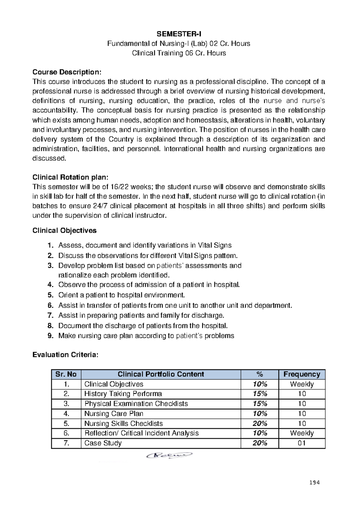 BSN FON Clinical Skills Training & Assessment Guide - Studocu