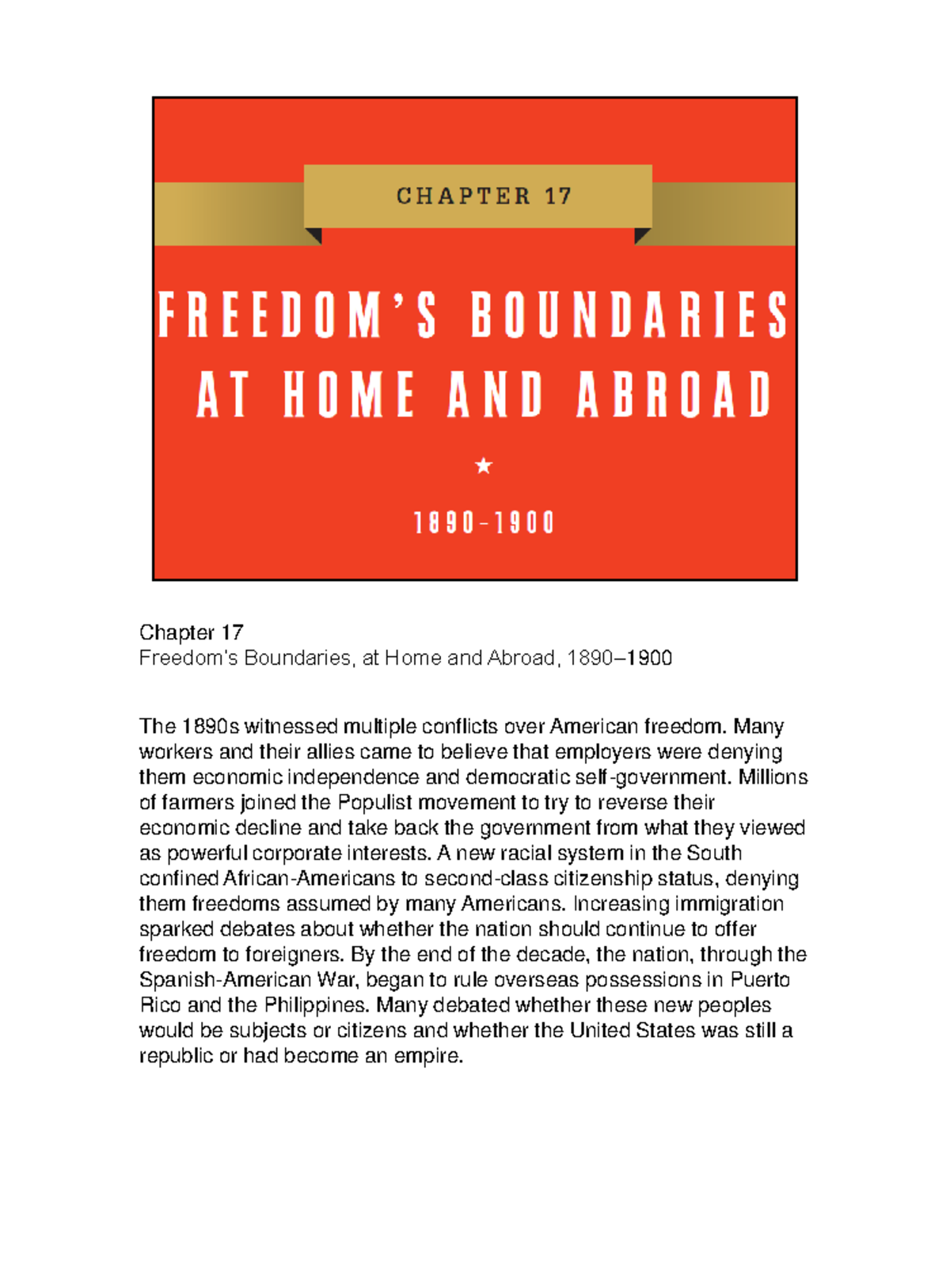 Populism and Racial Segregation: Examining U.S. Policies, 1890-1900 ...