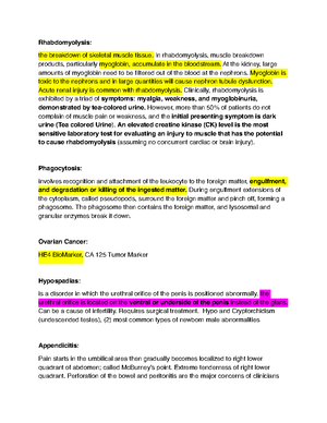 D236 Lesson 4: Integumentary System Pathophysiology Overview - Studocu