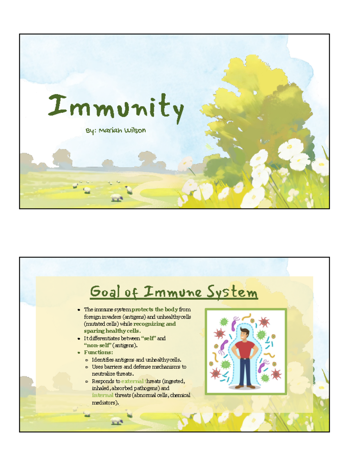 Immunology Group Project Presentation: Exploring the Immune System ...