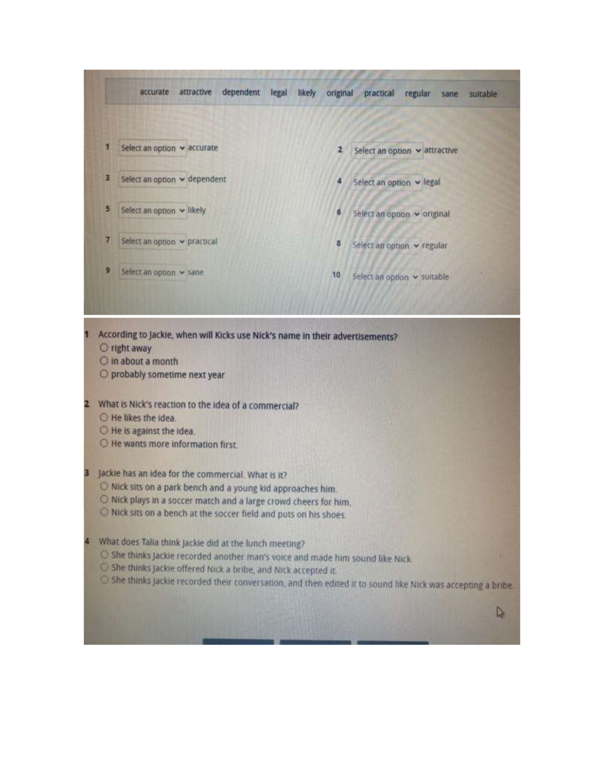 Respuestas Correctas para el Examen de Comunicación 2023 - Doc1 - Studocu