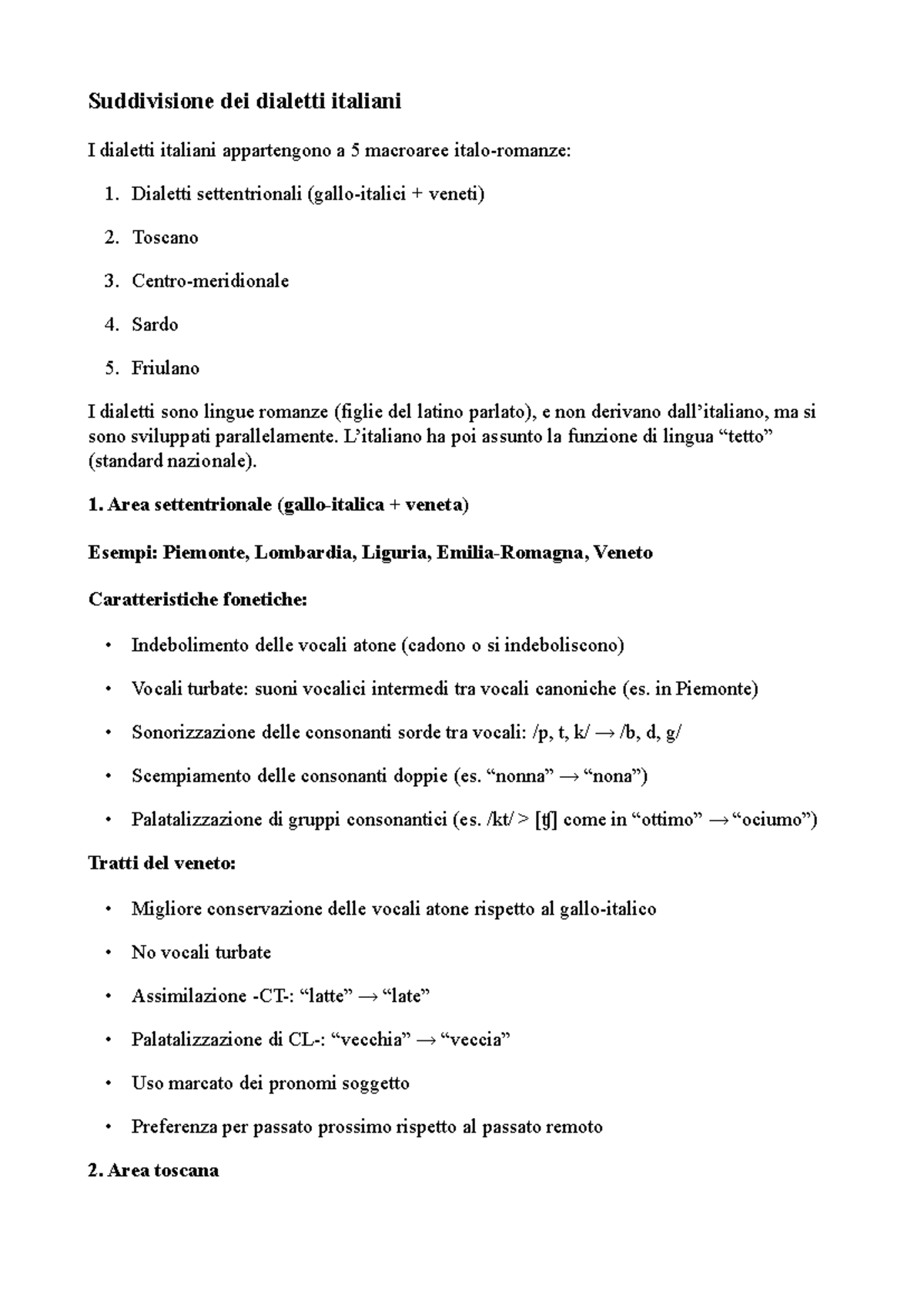 Dialettologia: Analisi dei Dialetti Italiani e Loro Caratteristiche ...