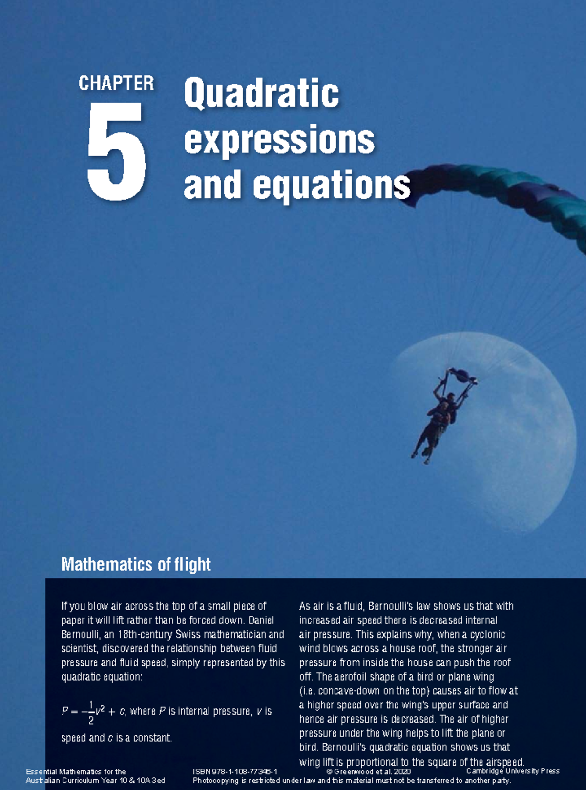 EMAC103ed Chapter 5: Quadratic Expressions and Equations - Studocu