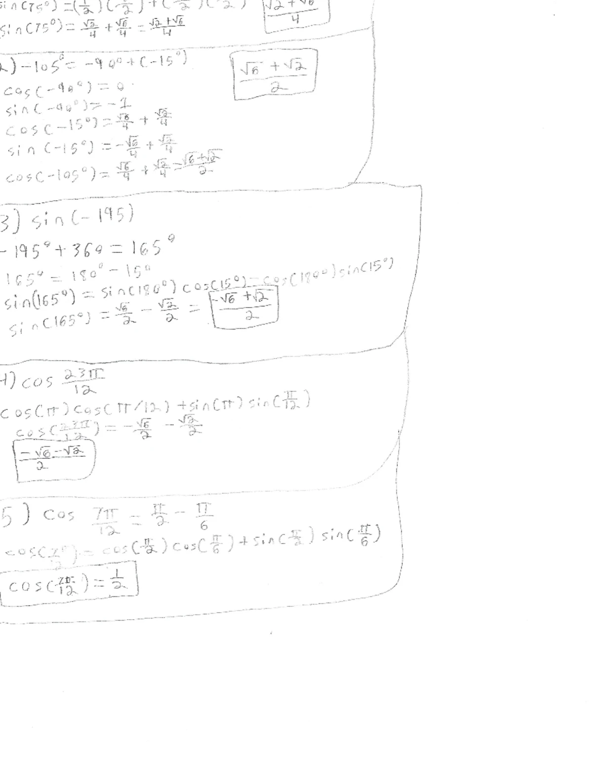 Verifying Trig Identities Practice - NAME you MAA PER. Pre-Cal ACA ...
