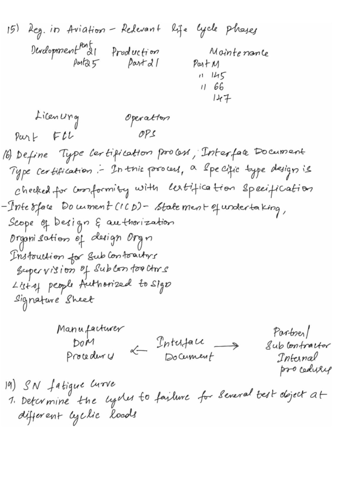 Aviation Lifecycle Phases & Type Certification Process (E843453) - Studocu