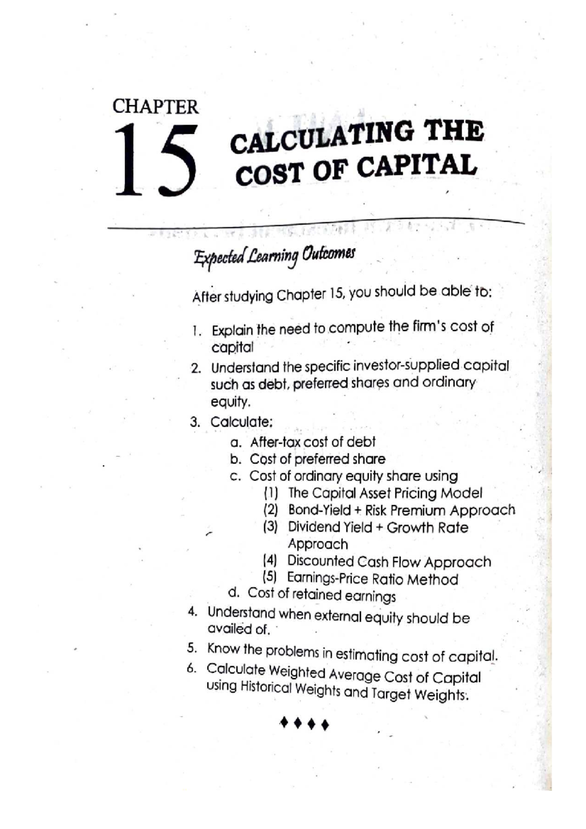 CHAPTER 15: CALCULATING THE COST OF CAPITAL - FINANCIAL MANAGEMENT - Studocu