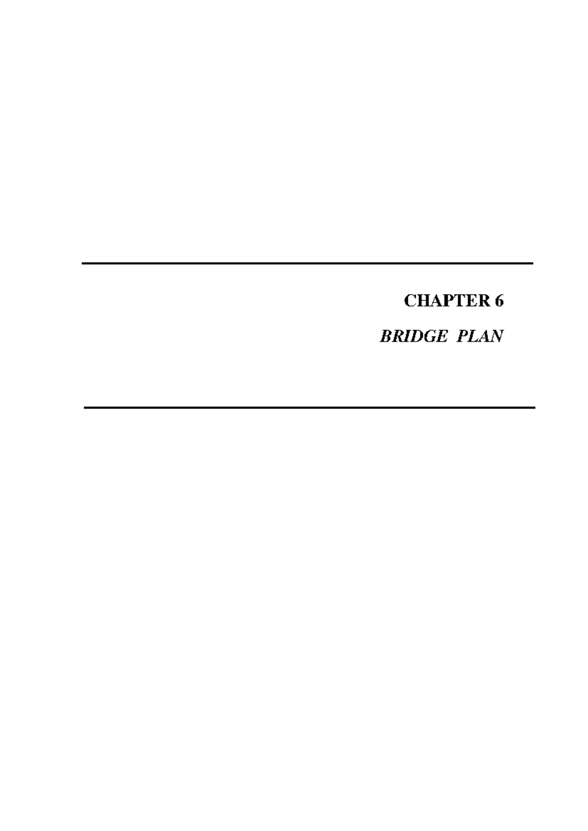12112587 02 - Reference Material - CHAPTER 6 BRIDGE PLAN The Project ...