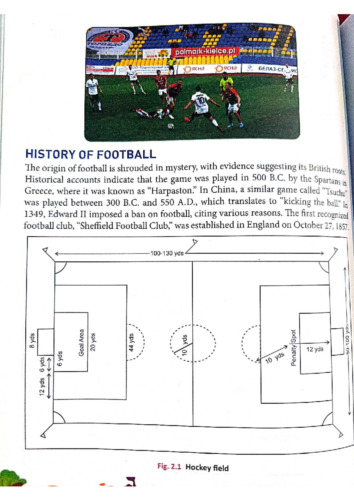 HIS 101: Comprehensive Notes on the History and Rules of Football - Studocu