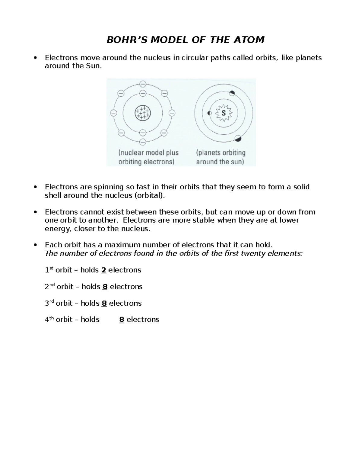 1.2 - Bohr & Lewis Structures Practice: Atomic Models Overview - Studocu