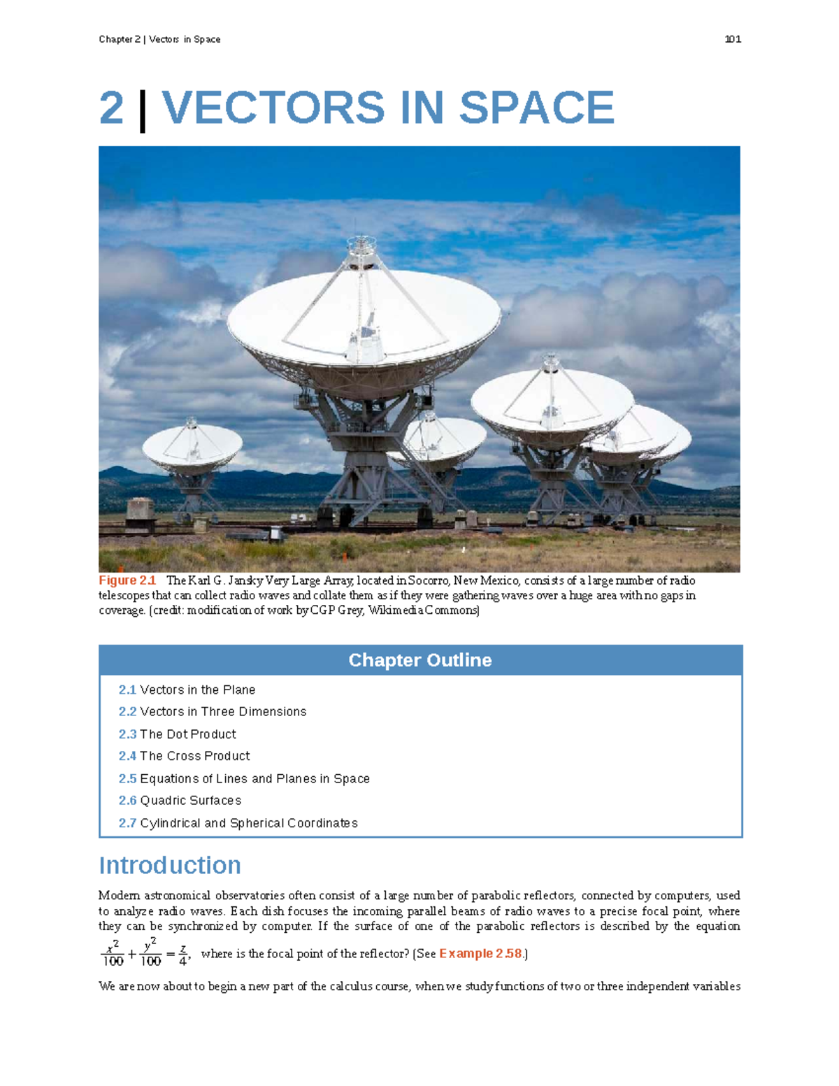 Chapter 2: Vectors in Space - Key Concepts and Operations (101) - Studocu