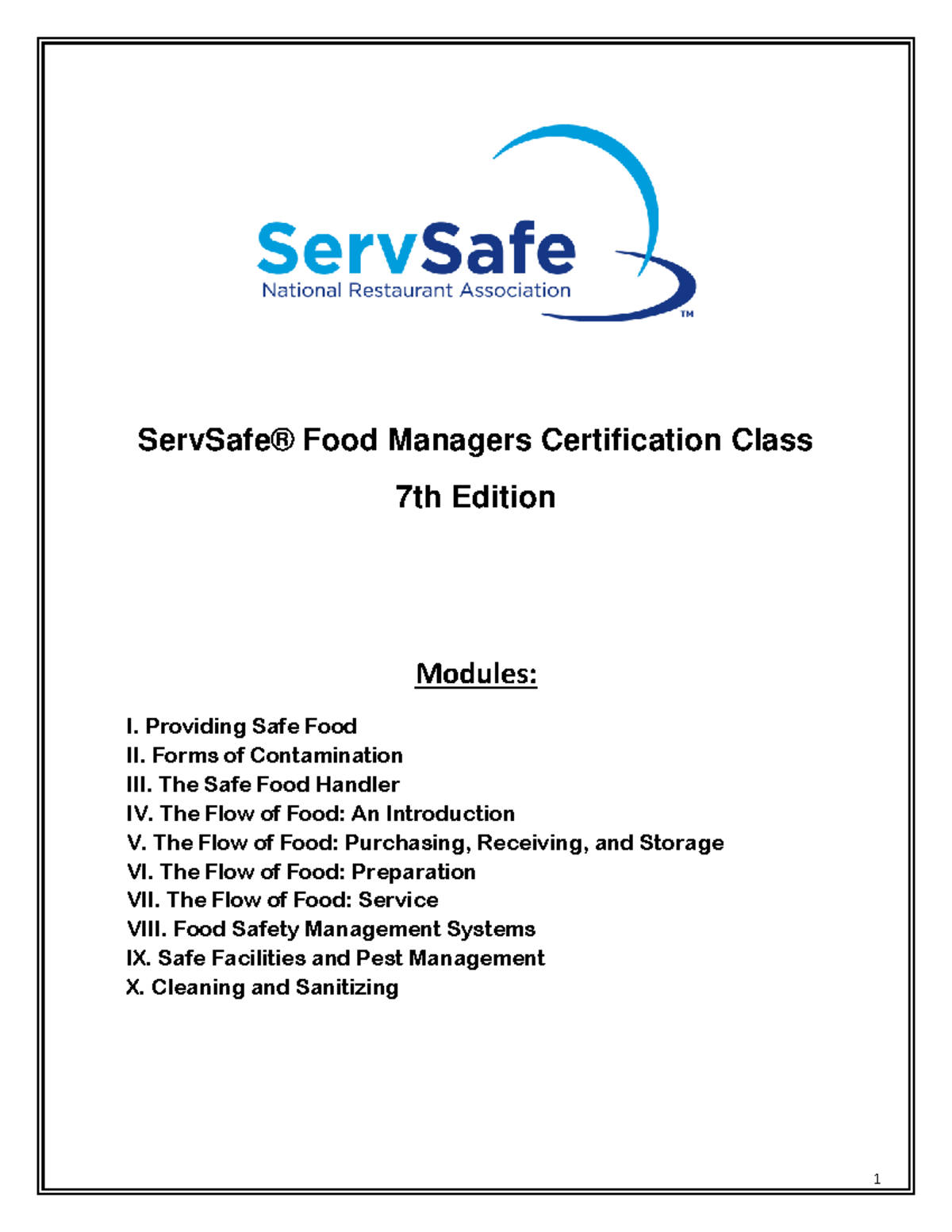 Food Safety Guidelines: Receiving & Storing Deliveries (Course Code ...