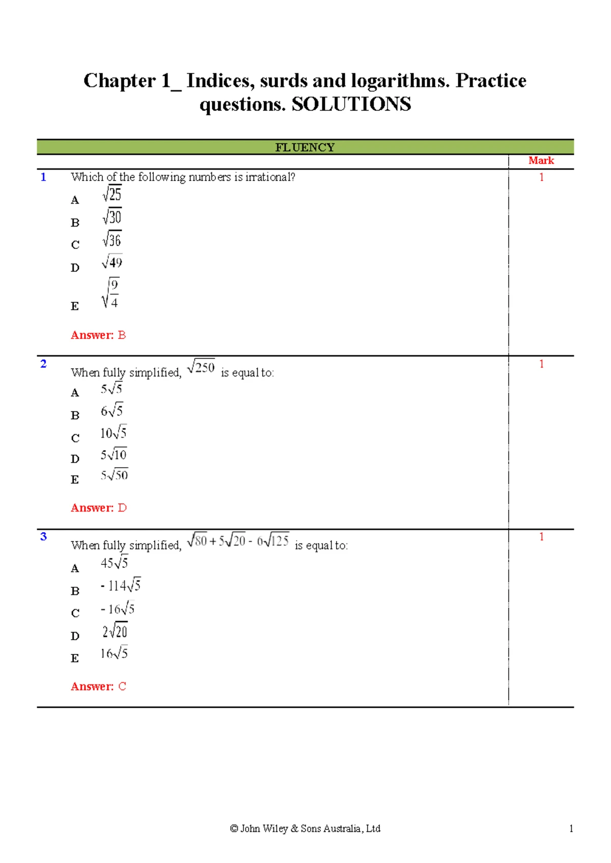 Index Laws Cheat Sheet: Key Rules for Algebraic Powers - Studocu