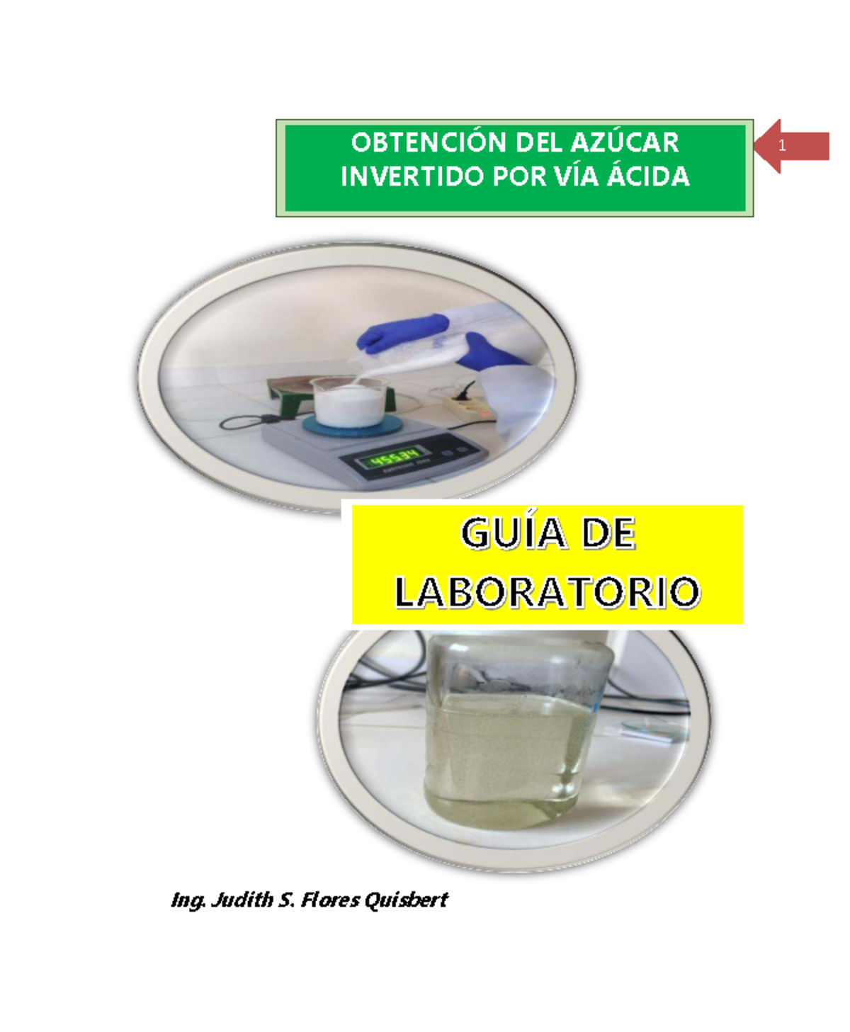 G-L Obtención del Azúcar Invertido por Vía Ácida - Guía de Estudio ...