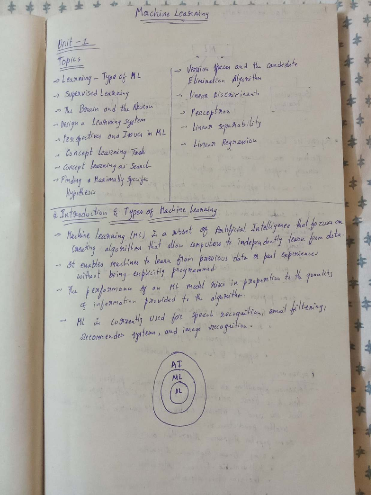 ML UNIT 1.5 - Supervised Learning Techniques and Applications - Studocu