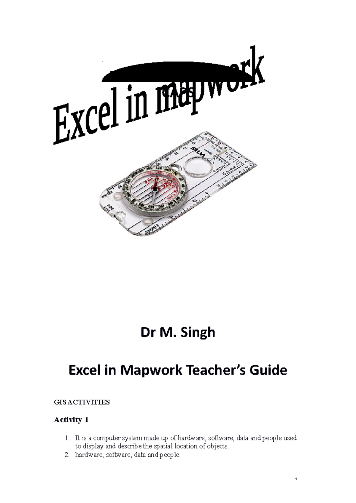 Excel in Mapwork Teacher's Guide 2023 (CAPS Curriculum) - Studocu