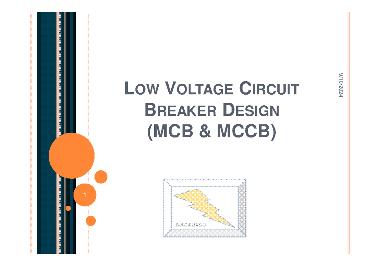 MCB Design - protecciones - LOW VOLTAGE CIRCUIT BREAKER DESIGN (MCB ...