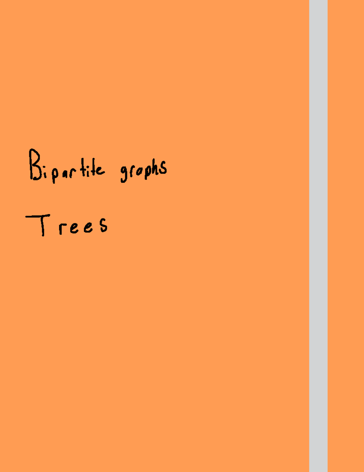 Bipartite Graphs & Trees Notes (Course Code: O) - Studocu