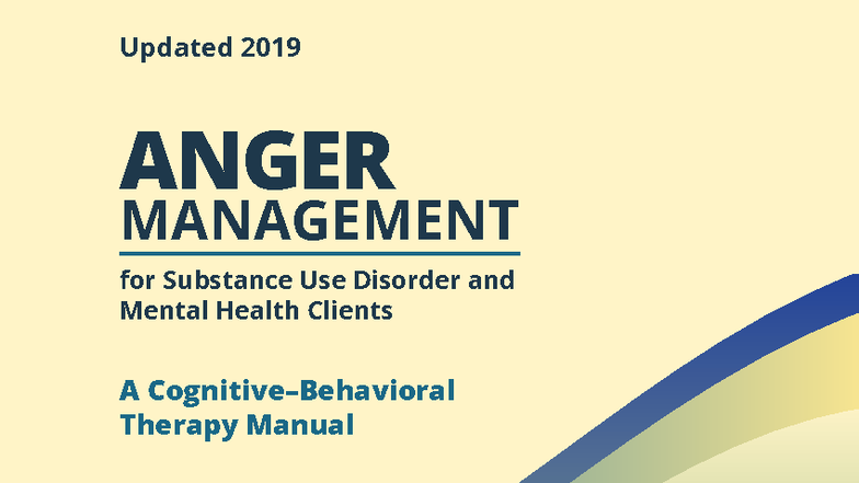Anger Management for Substance Use Disorder & Mental Health Clients: A ...